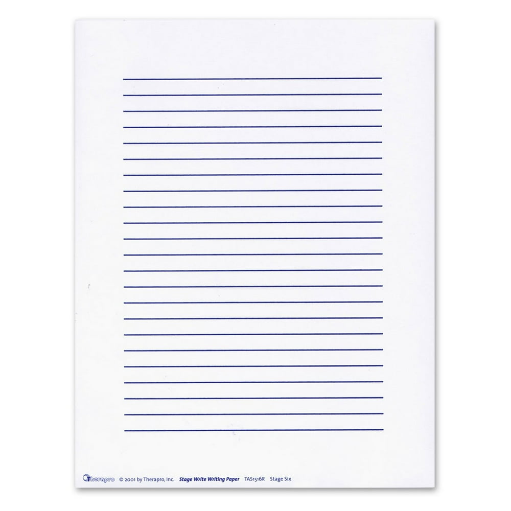 Raised Line Paper - Stage 6 - 100 Sheets - Walmart.com - Walmart.com