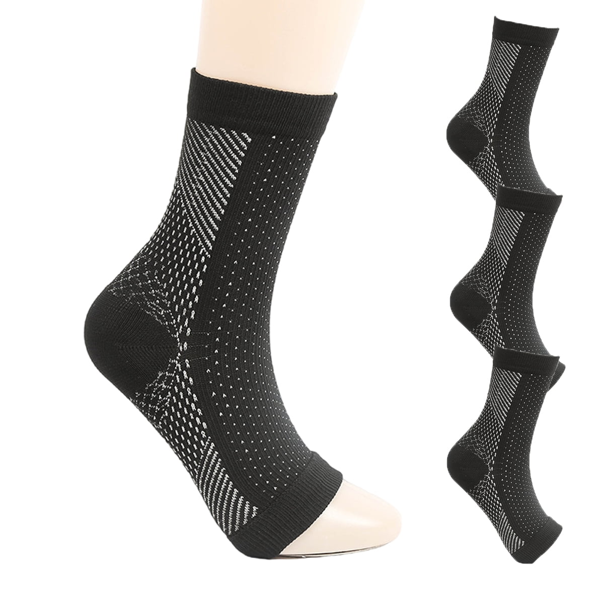 4pairs Neuropathy Socks For Women And Men Soothe Relief Compression Socks Ankle Brace For