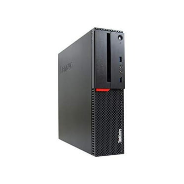 Lenovo ThinkCentre M710e SFF Desktop, Intel Core i3-7100, 4GB DDR4 Memory, 1TB HDD, Windows 10 ...