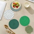 4pcs Round Hand-Woven Cotton Rope Coaster Sets, with Excellent Heat ...