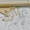 10Pcs Rhinestones Brooch Pins Adornment Sparkling Rhinestones Pins ...