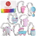 Ann Clark, Baby Shower Cookie Cutters, 7-Pc Set, Made in USA - Walmart.com