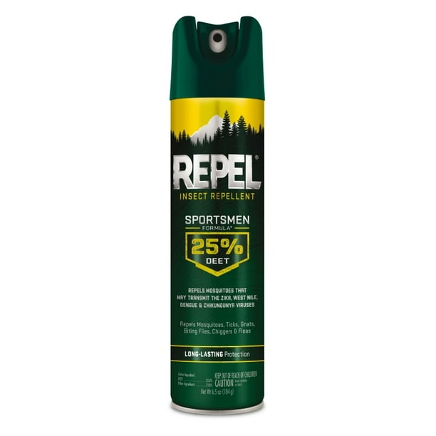Repel Insect Repellent Sportsmen Formula 25% DEET Aerosol, 6.5-oz ...