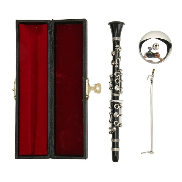 Mini Clarinet Model,Miniature Clarinet Replica with Dollhouse Clarinet Model Miniature Clarinet ...