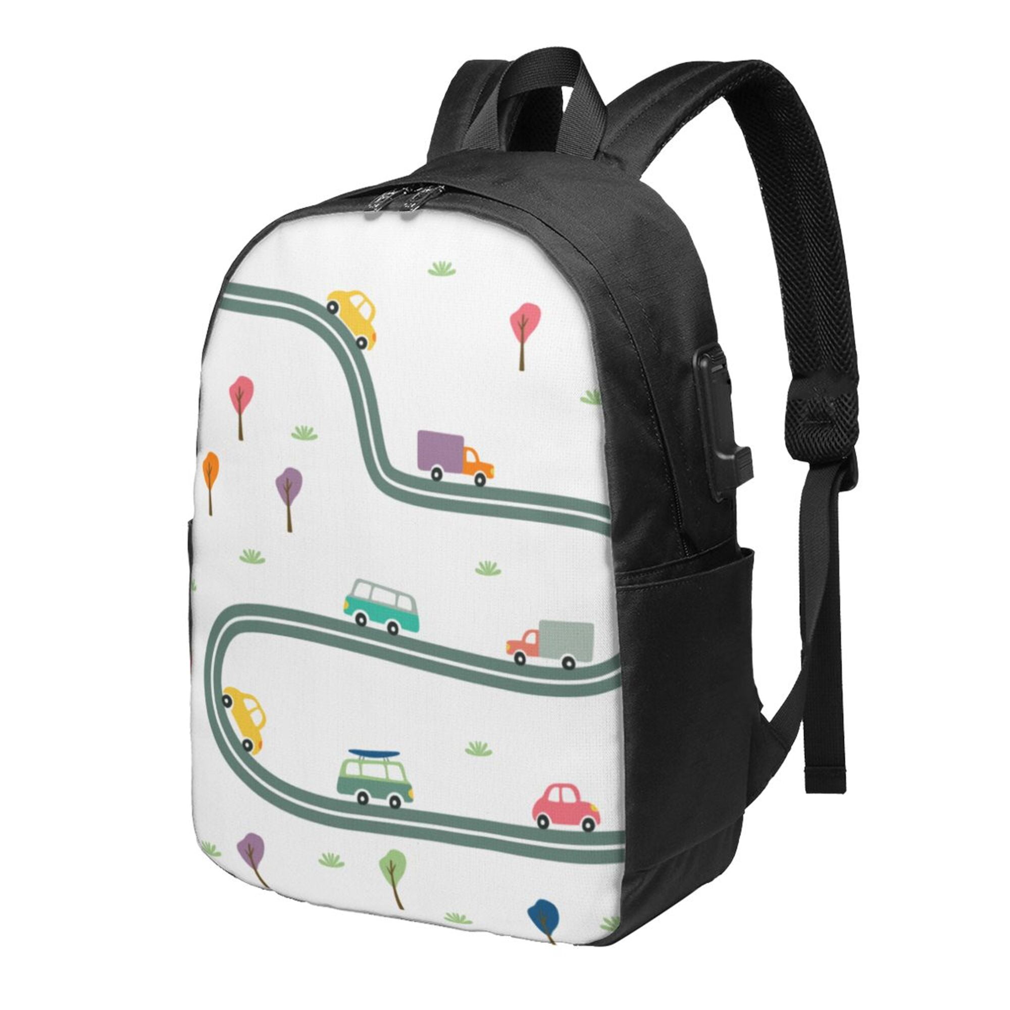 YFYANG 17" Laptop Backpack, Car Road Trip Fashion Travel Work Backpack ...
