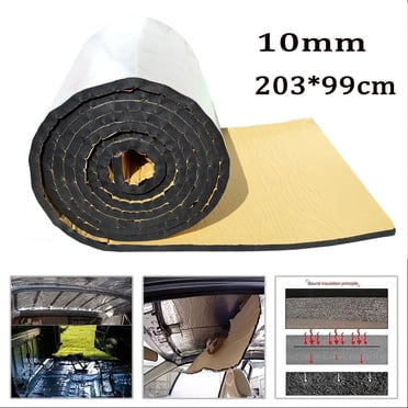 80 mil 10 sqft Car Sound Deadening Mat, Butyl Automotive Sound Deadener ...