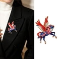 Elegant Flying Horse Brooch Pin Enameled With Big Wing For 250Th ...