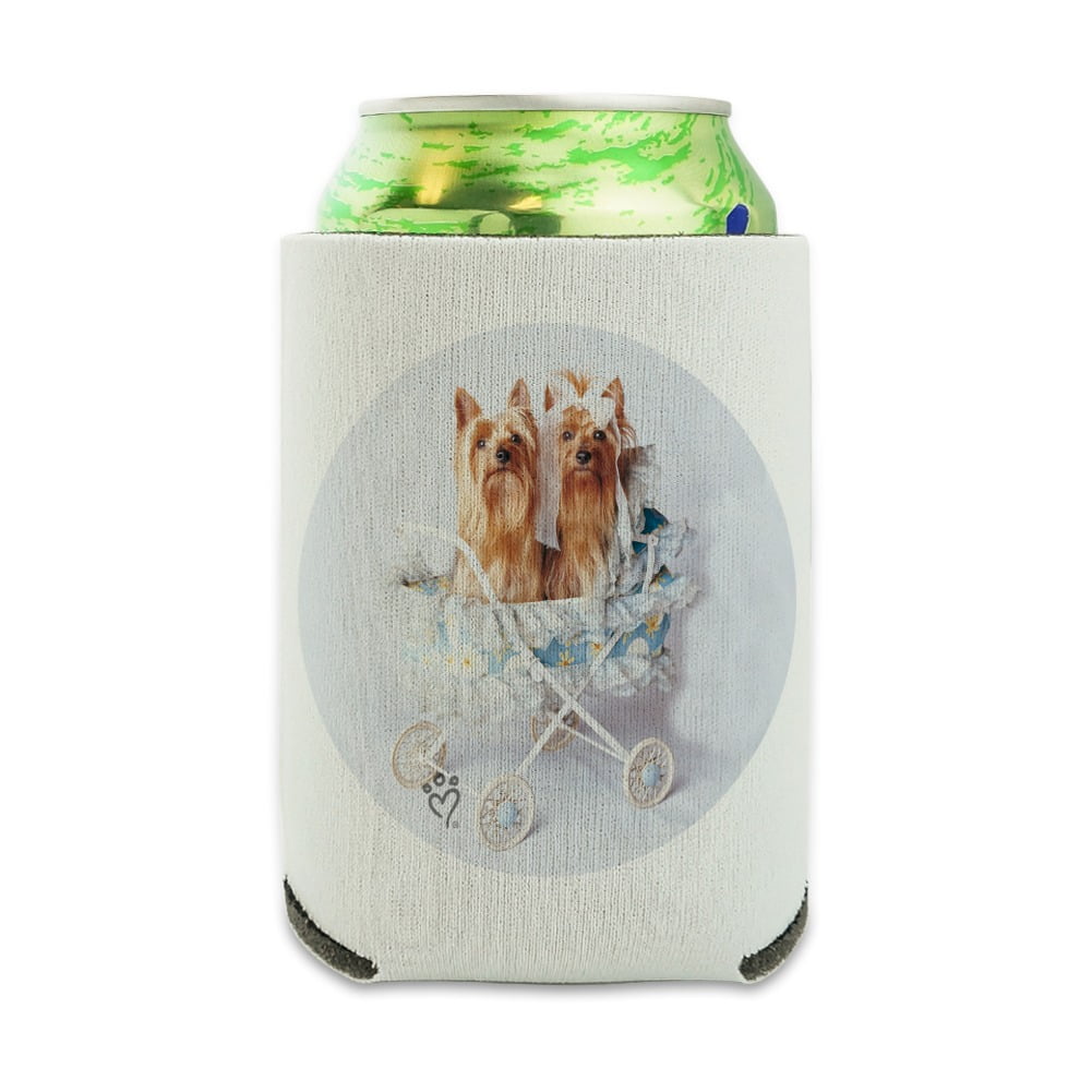 Yorkie Yorkshire Terriers Dog Baby Stroller Can Cooler - Drink Sleeve ...