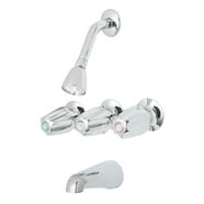 Premier Sanibel Three-Handle Tub & Shower Faucet, Brushed Nickel ...