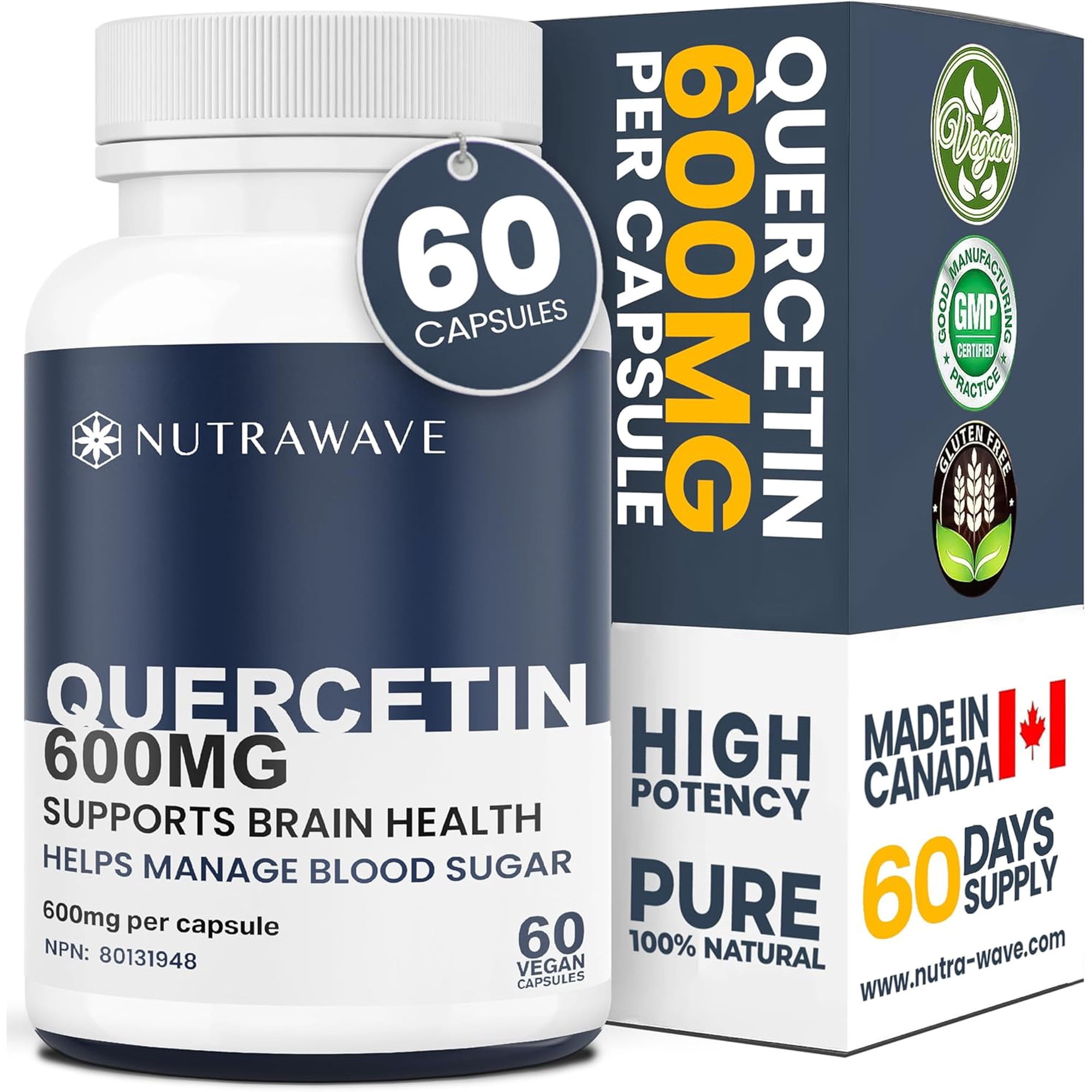 Click here for Nutrawave Quercetin Supplement 1200 Mg - Antioxida... prices