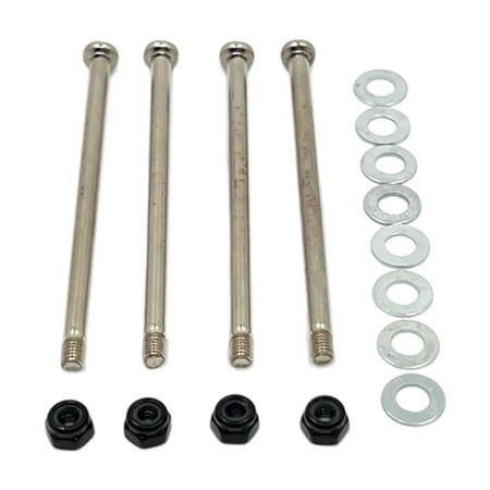 4Pcs 1/10 RC Swing Arm Fixing Screws and Nuts Washer for 104001 DIY ...