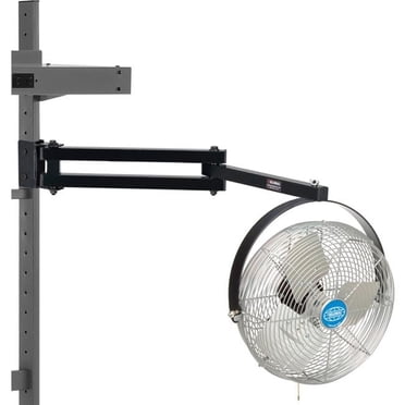 Global Industrial 18" Industrial Wall Mounted Oscillating Fan, 4,550 ...
