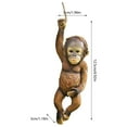 DBYLXMN Monkey Statue Garden Decoration Resin Monkey Hanger Garden ...