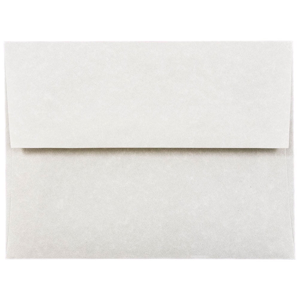 JAM A2 Envelopes, 4.4x5.8, Gray Parchment, 1000/Carton, Pewter Gray ...