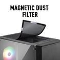 MSI MAG FORGE 112R WMT ARGB Mid-Tower ATX PC Case - 4X Pre-installed ...