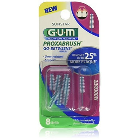 GUM Go-Betweens Proxabrush Refills Moderate [612] 8 Each | Walmart Canada