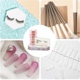 1set 40pcs Paper Folding boxes Empty Eyelash Packaging box with Clear ...