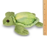 Bearington Collection Lil' Shelton 7" Plush Sea Turtle Stuffed Animal ...