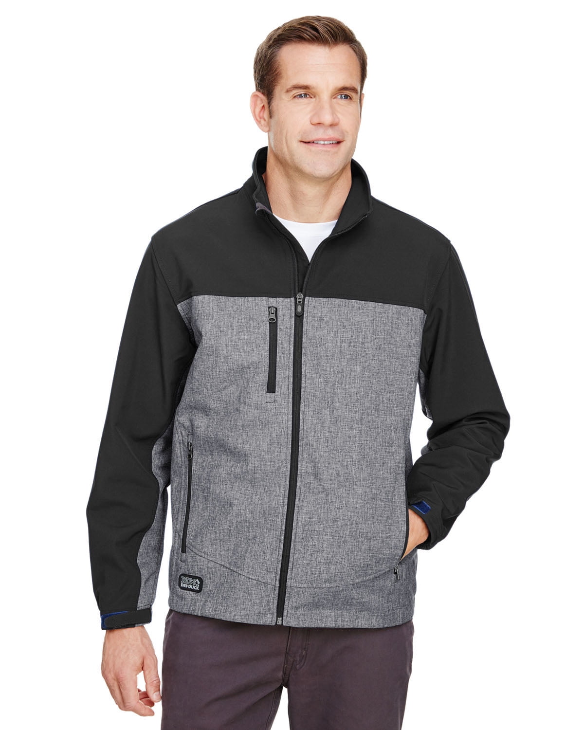 Dri Duck Men's Poly Spandex Motion Softshell Jacket - 5350 - Walmart.com