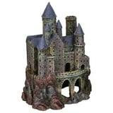 Penn Plax Large Magical Resin Castle - Blue Aquarium Decoration for ...