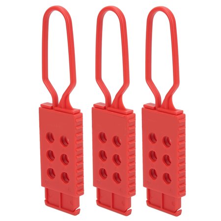 Ccdes Tagout Hasp,3pcs Tag Out Lock Out Hasp 6 Holes Nylon Hasp For ...