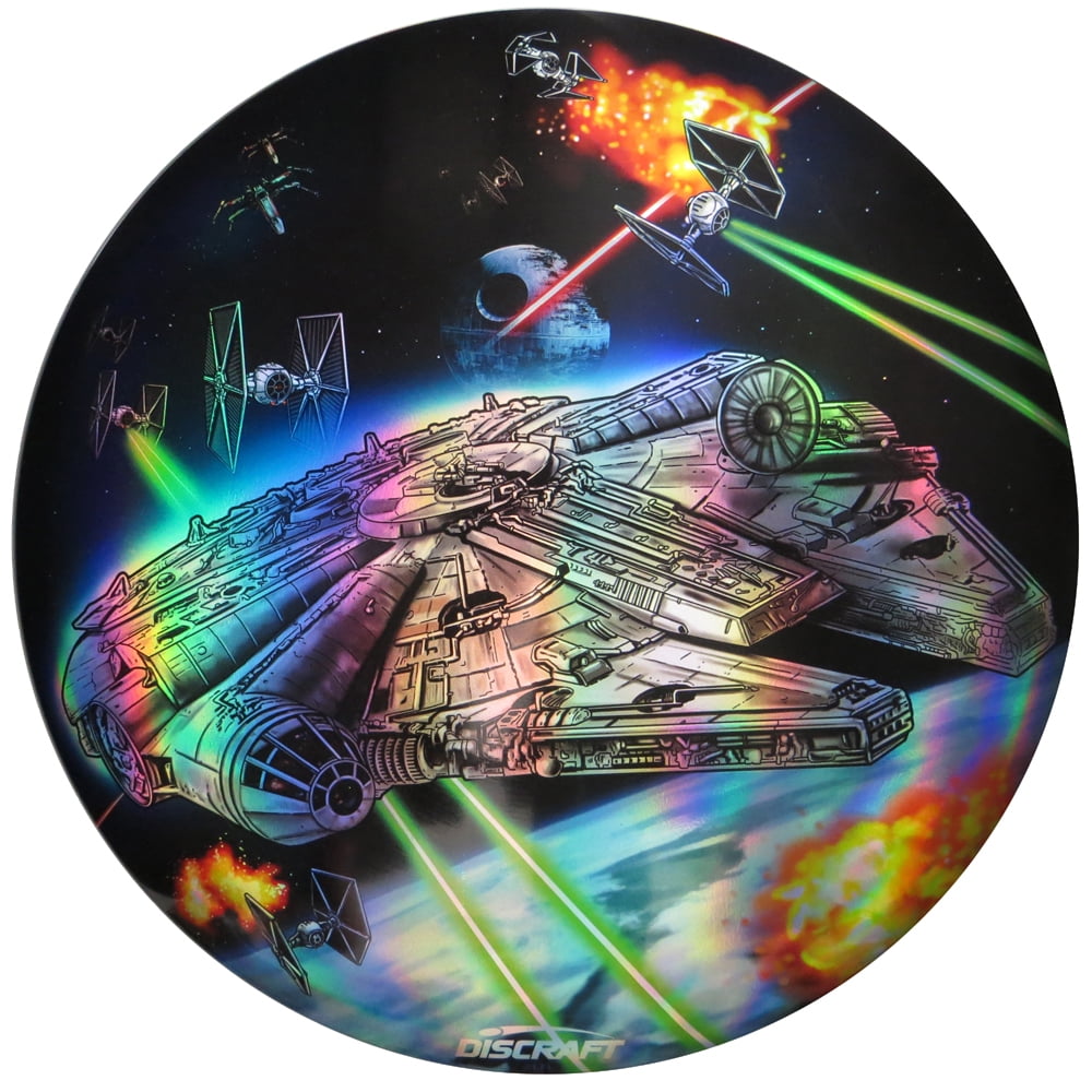 Discraft Star Wars Full Foil Plain Prism SuperColor Millennium Falcon ...