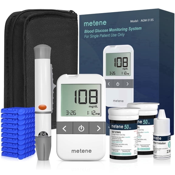 Easy@Home Diabetic Glucometer: Portable Blood Sugar Test Device for ...