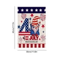 4th of July Themed Star Garden Flag - Double Sided Patriotic Yard ...