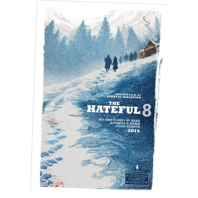 Hateful Eight The Movie Poster Print Art Poster 24x36 Multi-Color ...