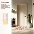 Flatwoven High Traffic Area Rug, Playful Cartoon Mushroom with Fun ...