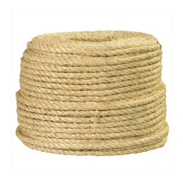 Sisal Rope 3/8" X 500' Roll - Walmart.com - Walmart.com