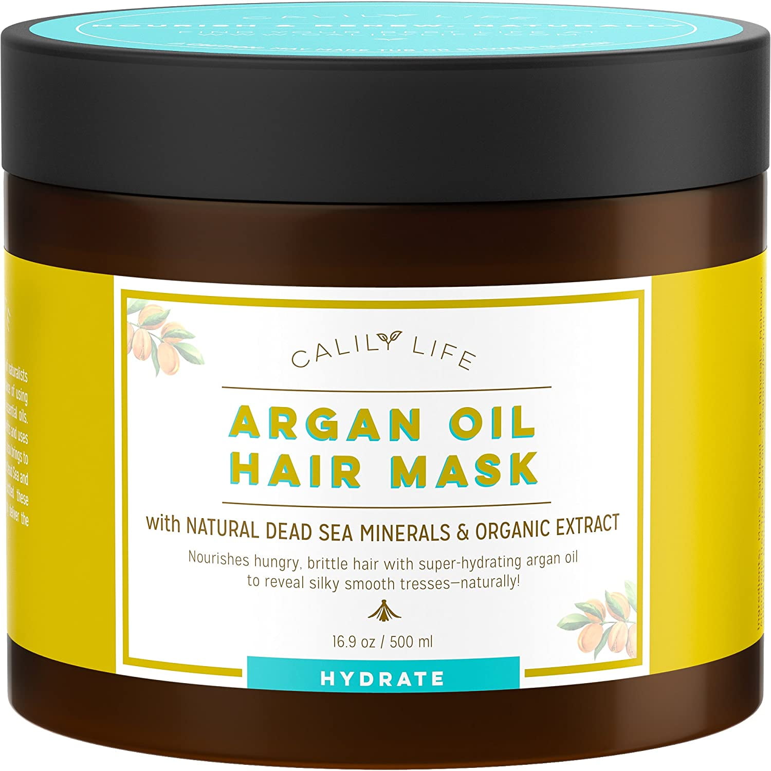 Calily Life Argan Oil Hair Mask 16.9fl.oz/500ml jar - Walmart.com