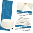 hgudesign Round Ottoman Slipcover – Stretchable Footstool Cover with ...