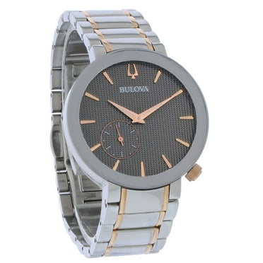 Bulova Women's Quartz Wrist Watch, Two Tone Stainless Steel with ...