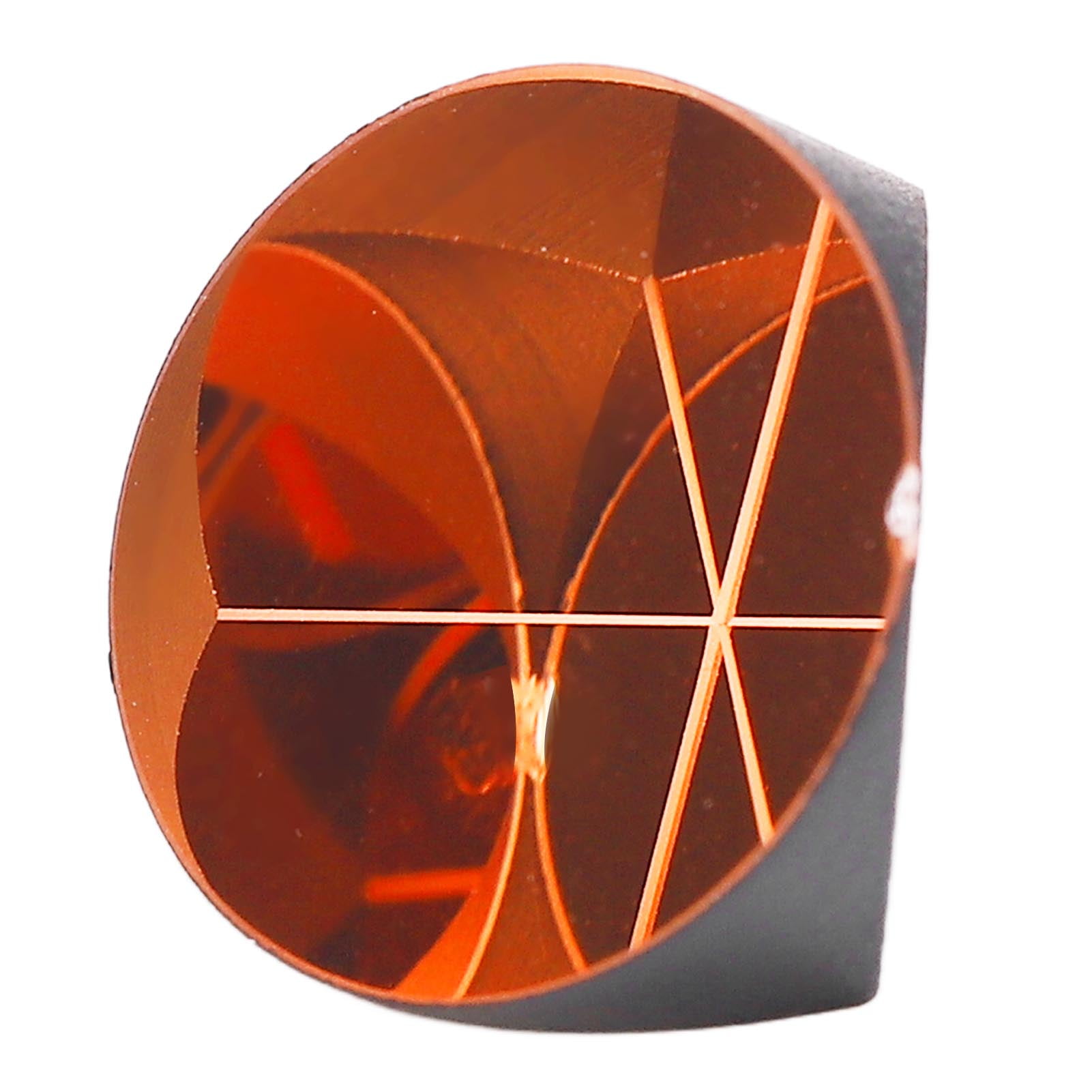 Surveying Prism 12.7mm Conical Prism Copper Coated Optical Glass Prism ...