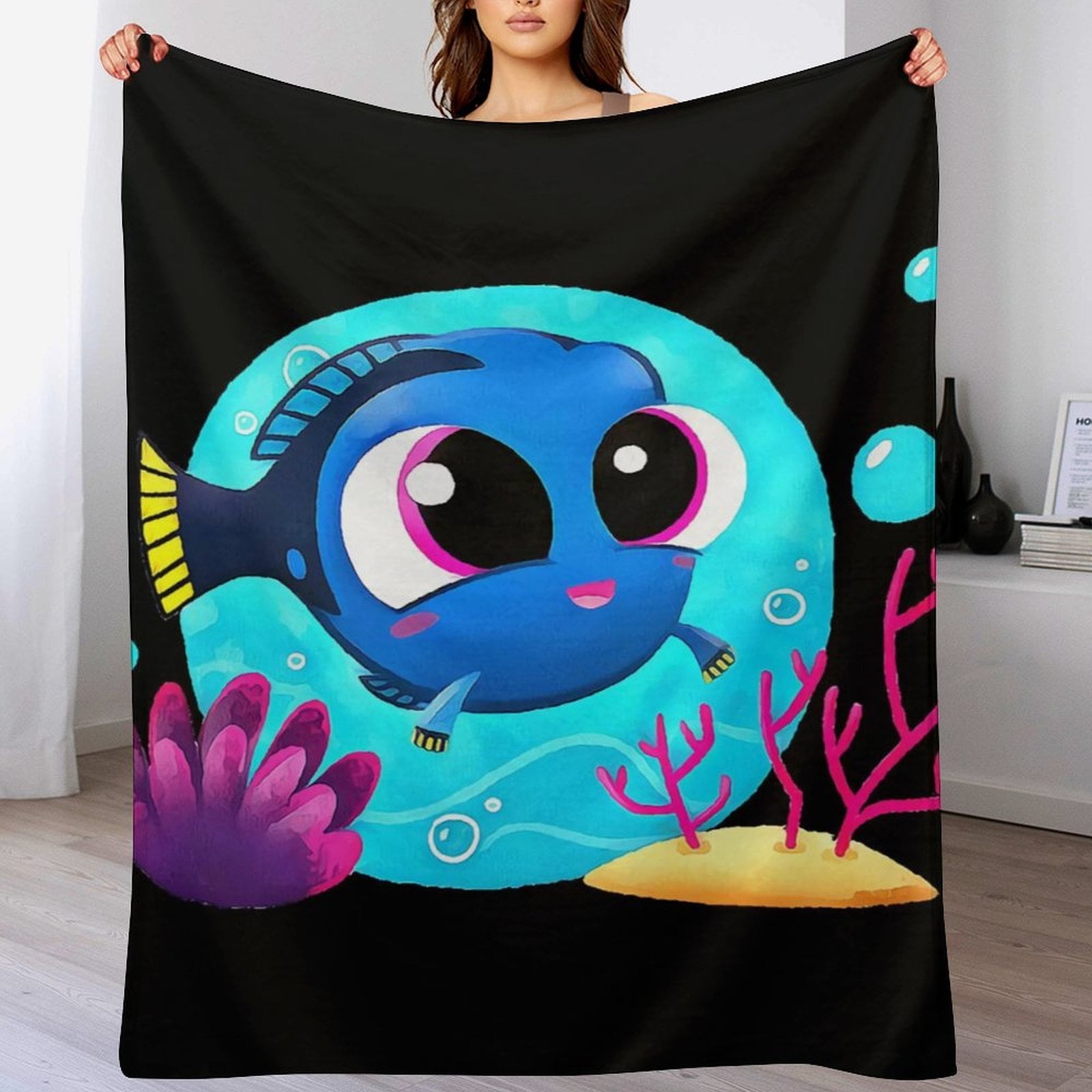 Manta de dibujos animados de Buscando a Nemo, suave y acogedora manta ...