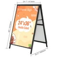 BENTISM Outdoor A-Frame Sidewalk Sign, 24x36 inch, Double-Sided ...