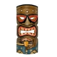 Zeckos Hand Carved Wood Tiki Masks Polynesian 10 inch 10 Piece ...