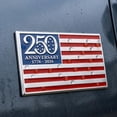 2PCS Anniversary America Flag 3D Metal Car Decal Emblems, 250th ...