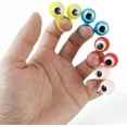 RONYOUNG 100PCS Eye Finger Puppets Eye On Rings Googly Eyeball Ring ...