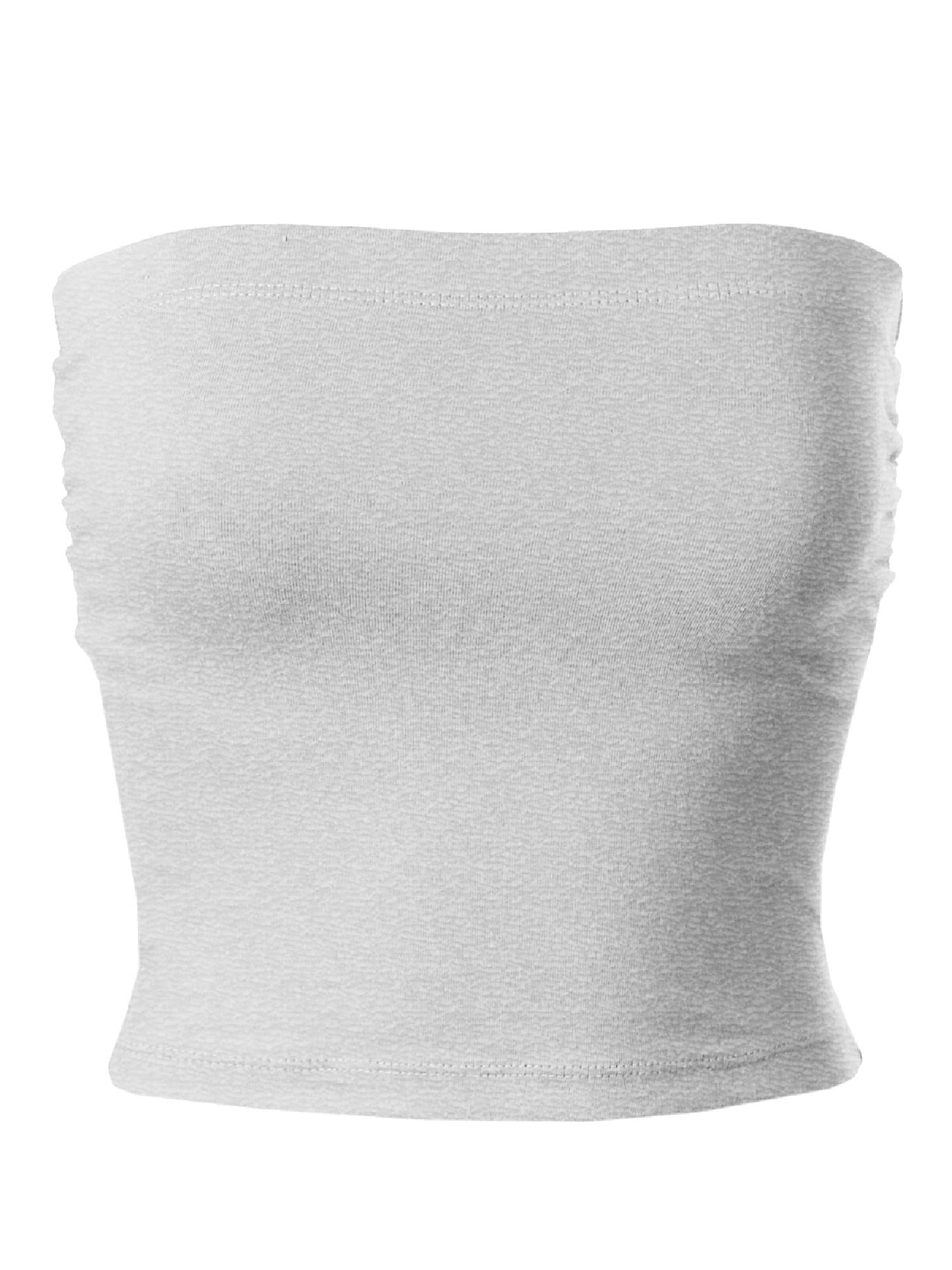 MixMatchy Women's Solid Casual Summer Side Shirring Scrunched Double ...