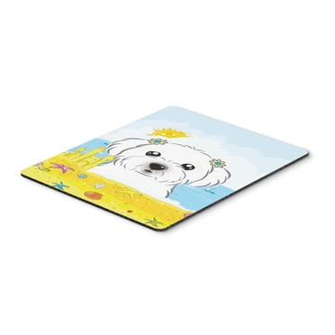 "Treasures Pekingese Summer Beach Mouse Pad, Hot Pad o Trivet ...