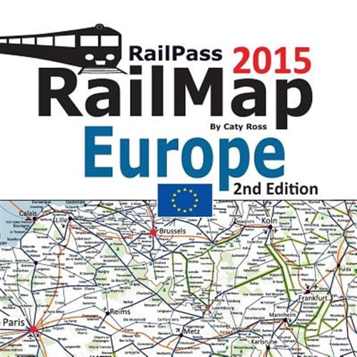 Pre-Owned Railpass Railmap Europe 2015: Icon Illustrated Railway Atlas ...