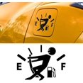 10 fun car stickers, high fuel consumption stickers, fuel gauge empty ...