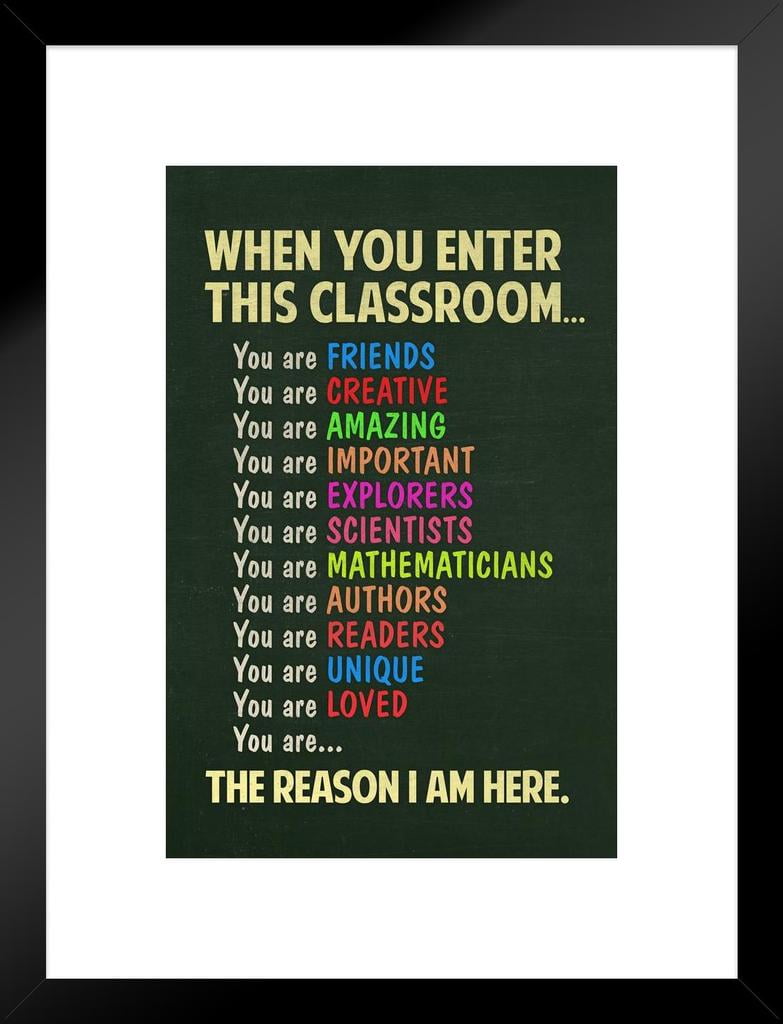 When You Enter This Classroom Door Decoration Sign Educational Rules ...