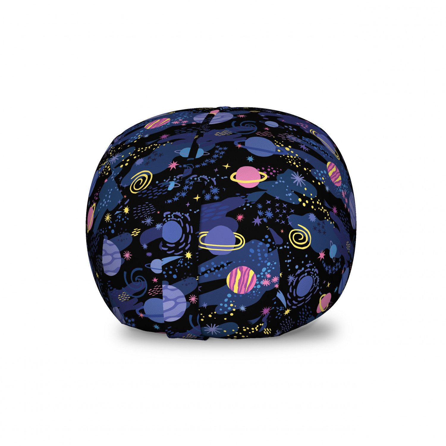 Galaxy Storage Toy Bag Chair, Outer Space Planets Cosmic Journey Milky ...