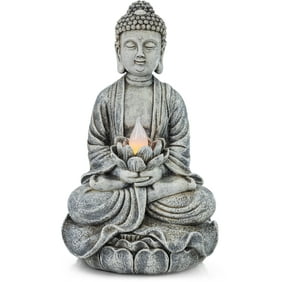 YTC SUMMIT Climbing Black Bear Cubs Statue Figurine Solar LED Lantern ...