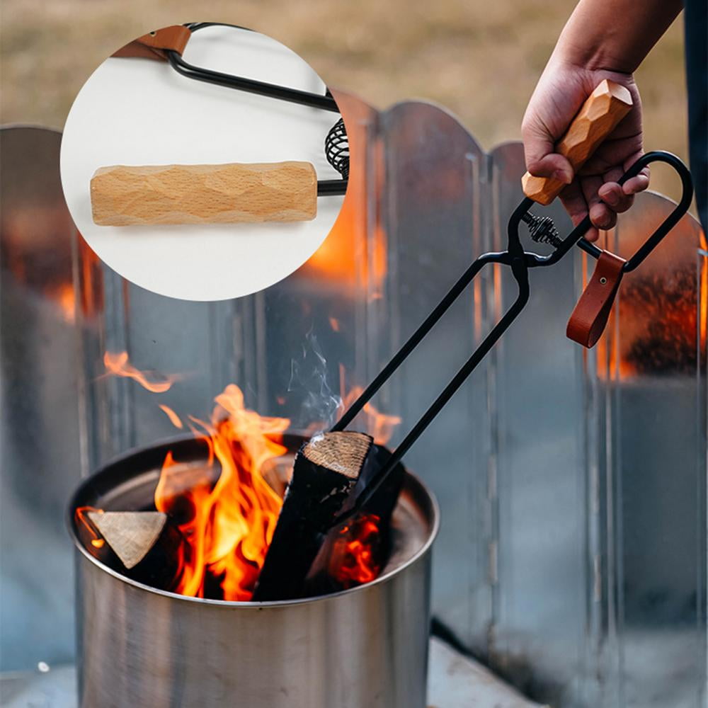Buy Famure Firewood Tongs Indoor And Outdoor Fireplace Fire Pit Tongs ...
