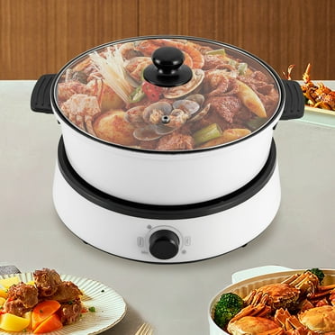BEAR 6L Electric Hot Pot, Multi-Functional 2-Sided Cooker, 1500W ...