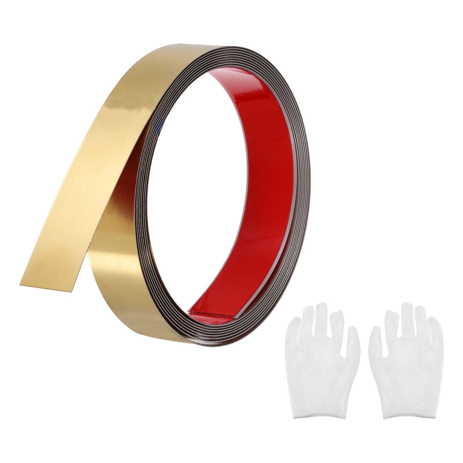 Click here for Uxcell Brushed Gold Peel Stick Wall Molding Trim W... prices